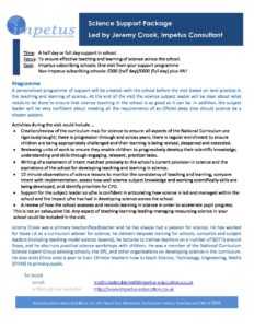 Science support package January 2020 – Impetus Education